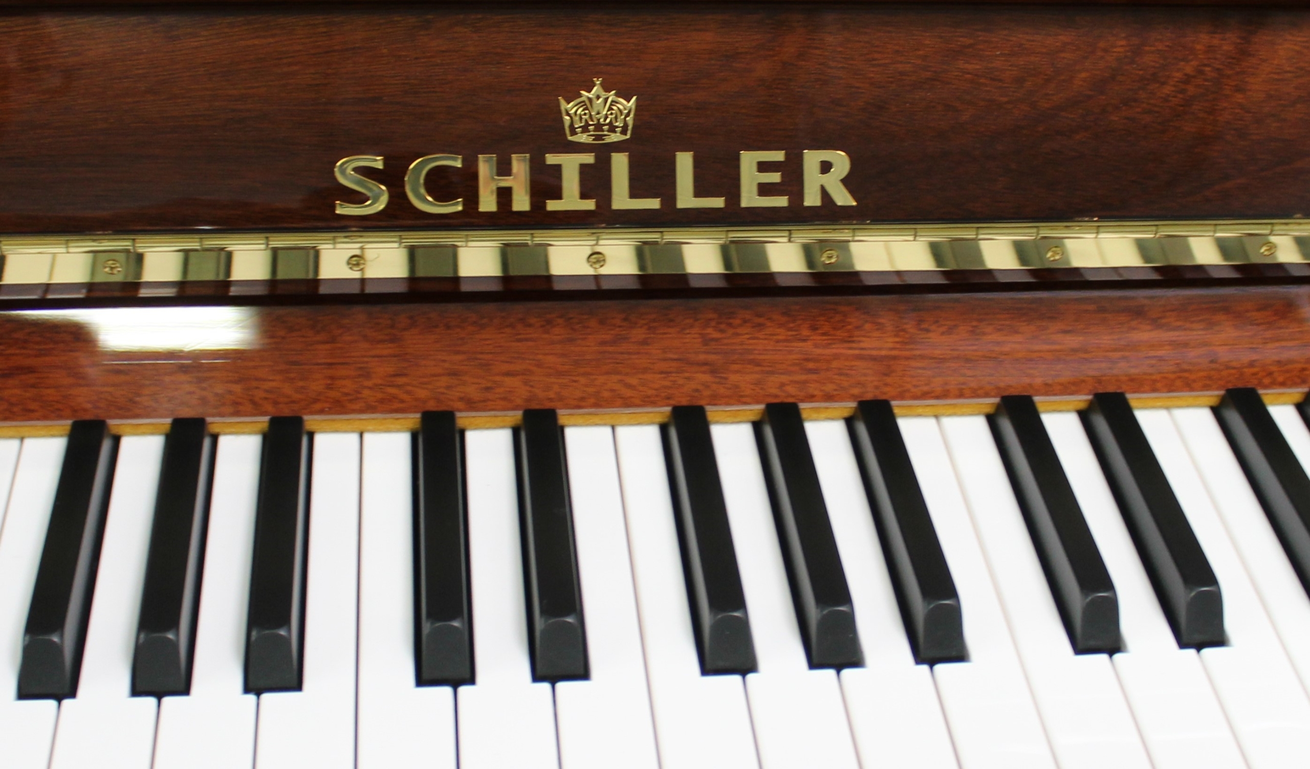 Schiller Performance Frankfurt 46″ Upright –Walnut Burst - Jim Laabs ...