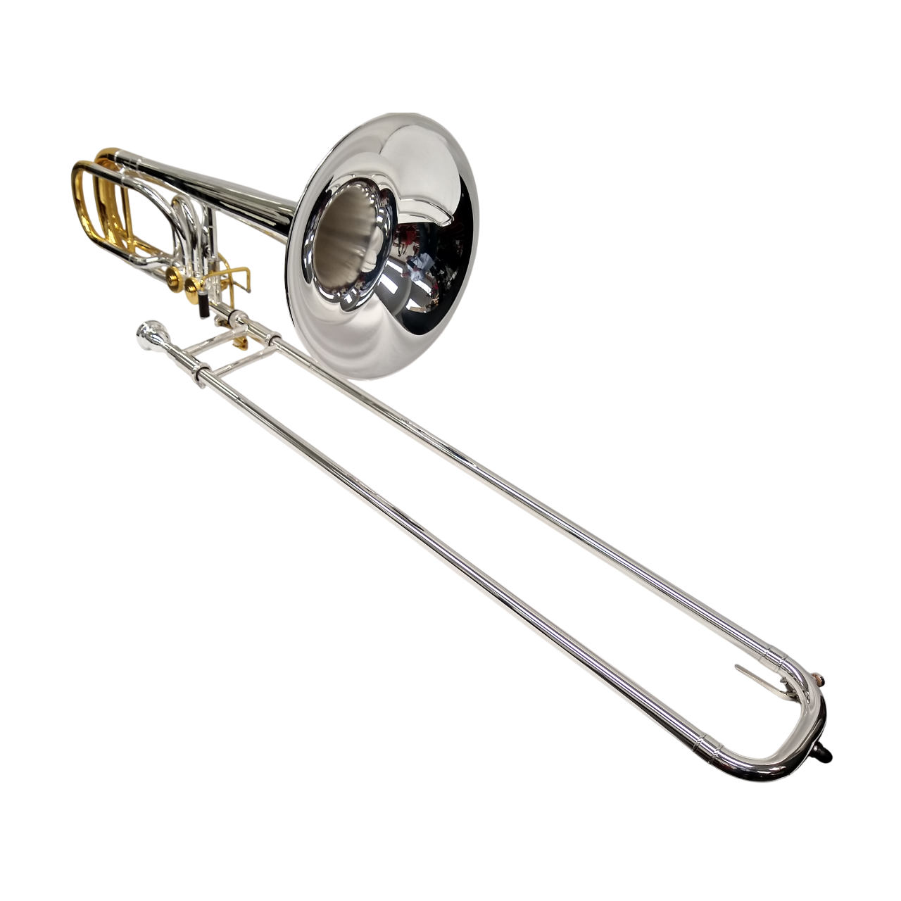 Schiller Studio Elite Double Trigger Bass Trombone - Silver/Gold - Jim ...
