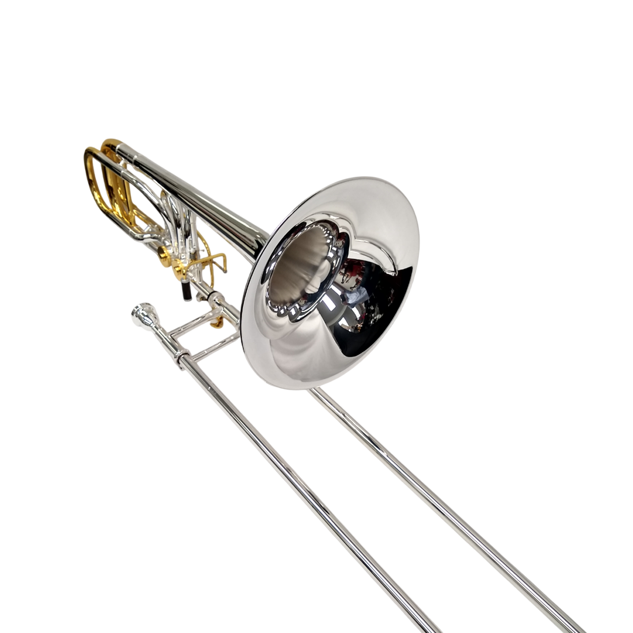 Schiller Studio Elite Double Trigger Bass Trombone - Silver/Gold - Jim ...