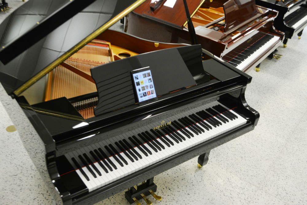 Schiller iPad Piano Disc Player System - Jim Laabs Music Store