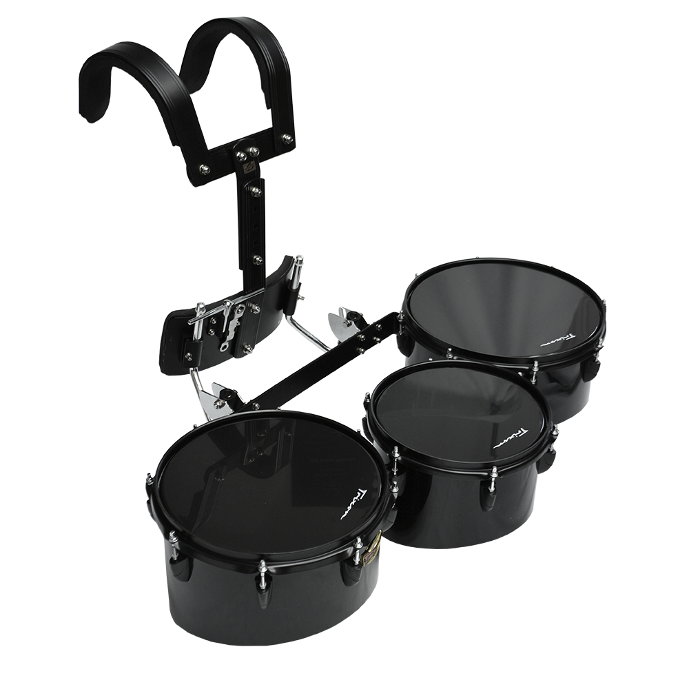 Trixon Field Series Pro Marching Toms - Set of 3 - Black - Jim Laabs ...