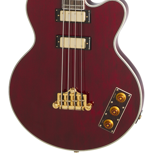 Epiphone Allen Woody Rumblekat Bass - Wine Red Guitar - Jim Laabs Music ...