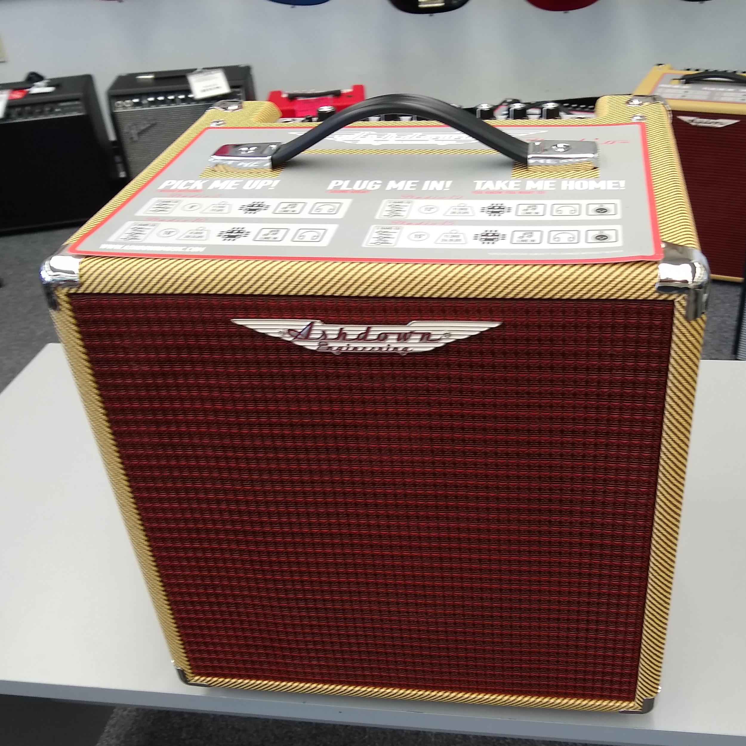Ashdown Studio 10 Bass Amplifier 25th Anniversary Tweed - Jim Laabs ...