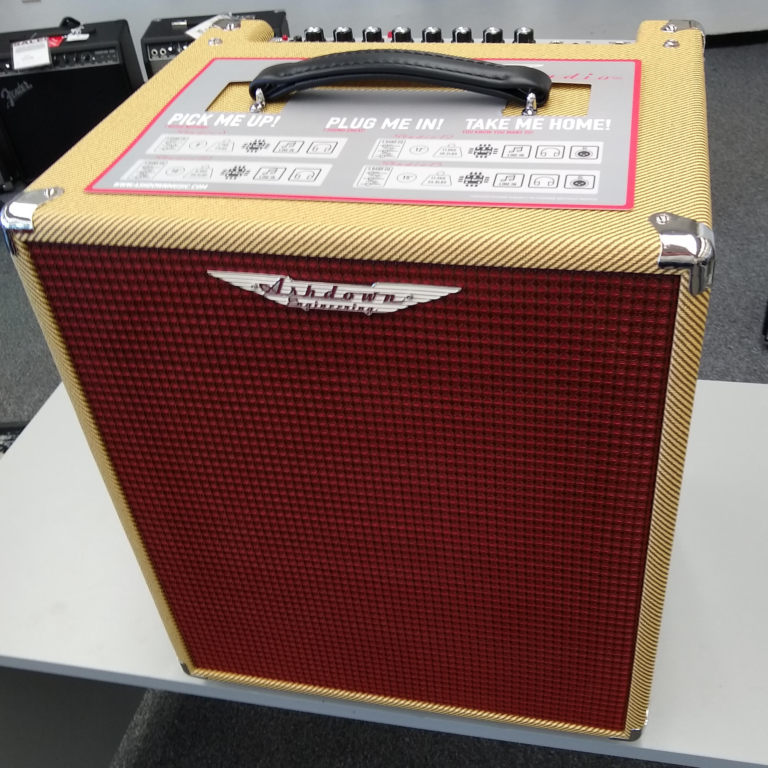 Ashdown Studio 12 Bass Amplifier 25th Anniversary Tweed - Jim Laabs Music Store