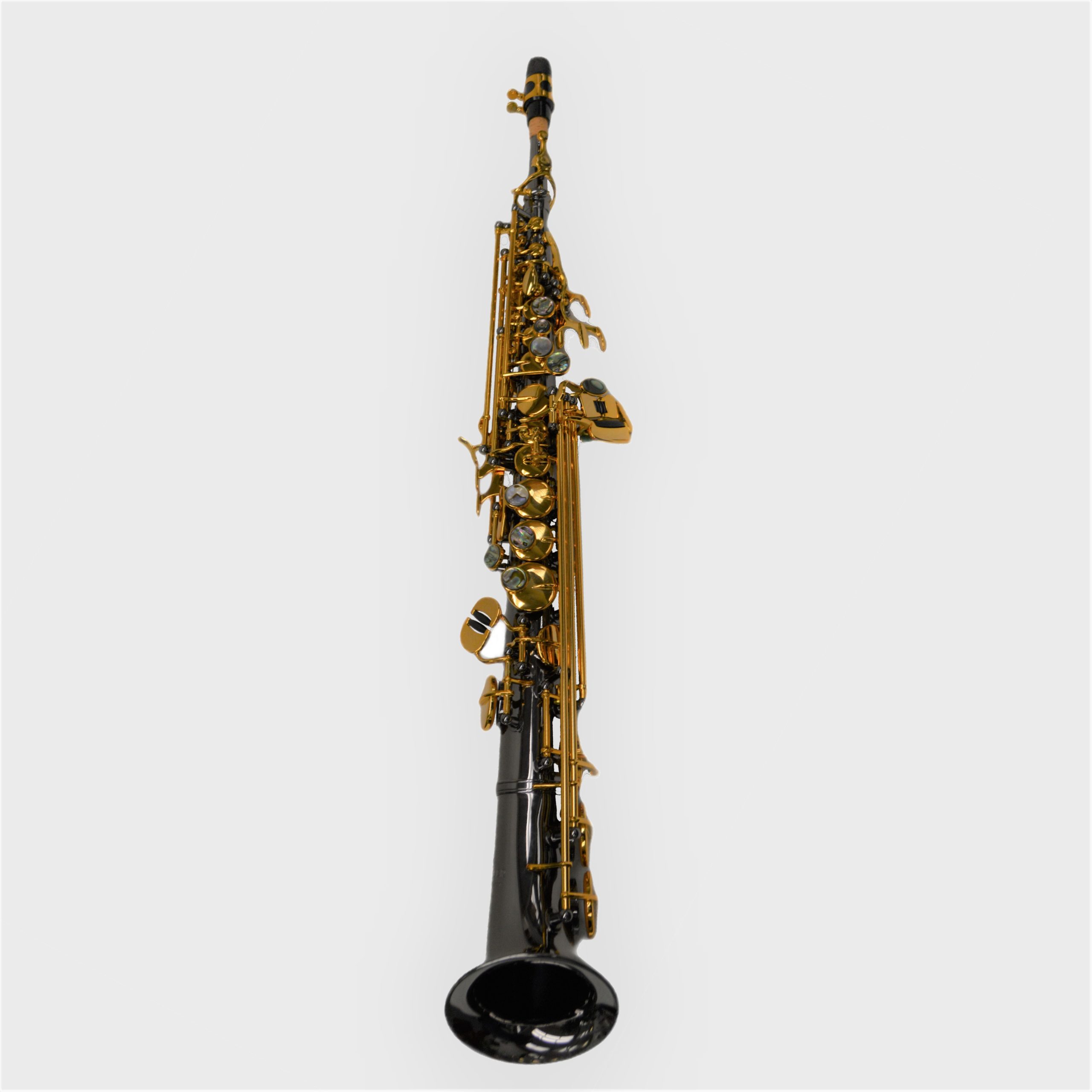 Schiller Elite V Semi Curved Soprano Saxophone Black/Gold - Jim Laabs ...