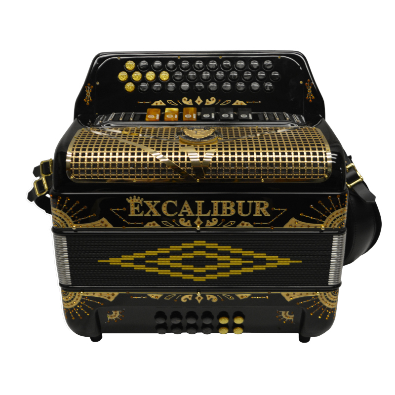 Excalibur Crown Custom Two Tone Button Accordion GCF FBbEb LTD Edition ...