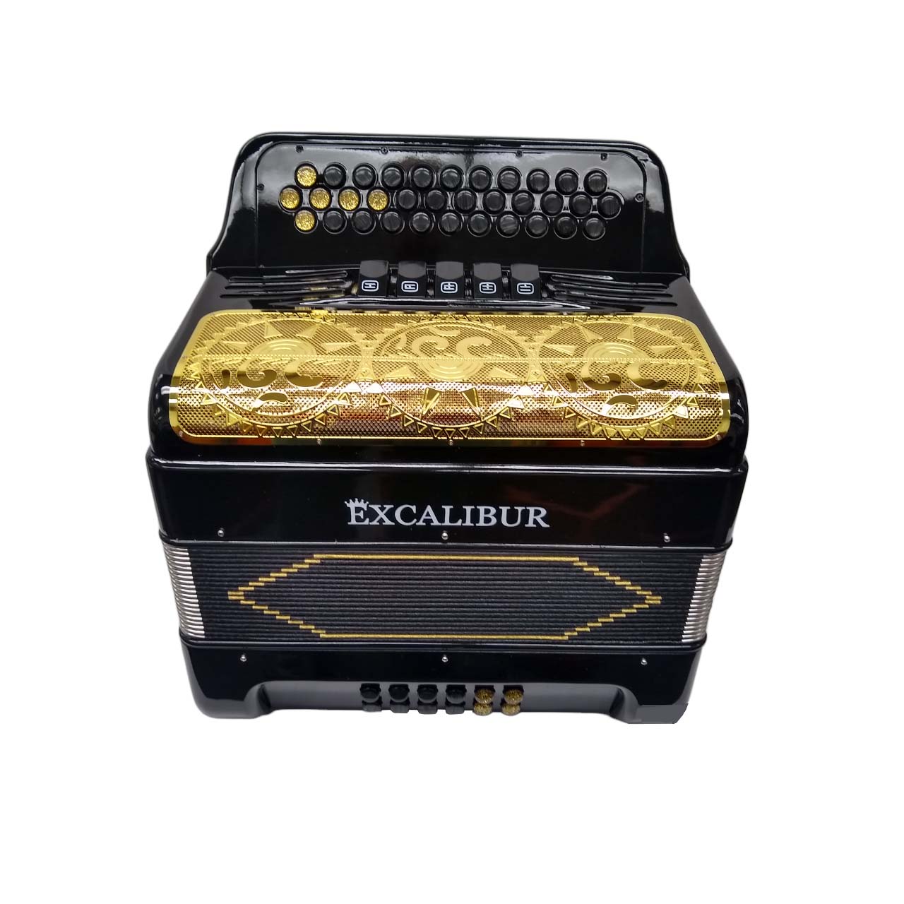 Excalibur Super Classic PSI 34 Key Black/Gold 5 Switch - Jim Laabs ...