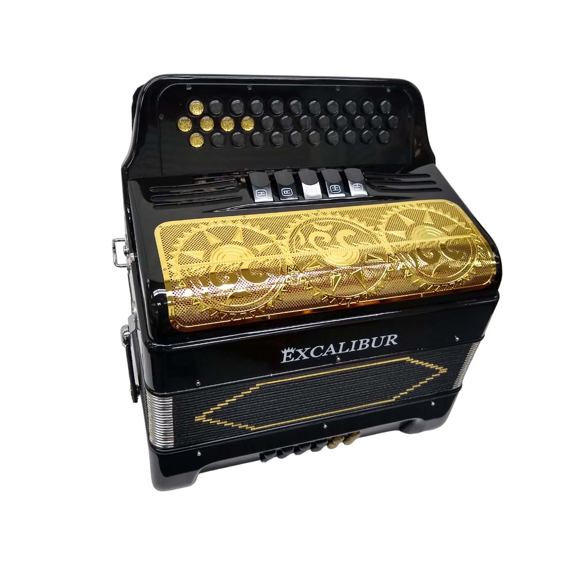 Excalibur Super Classic PSI 34 Key Black/Gold 5 Switch - Jim Laabs ...