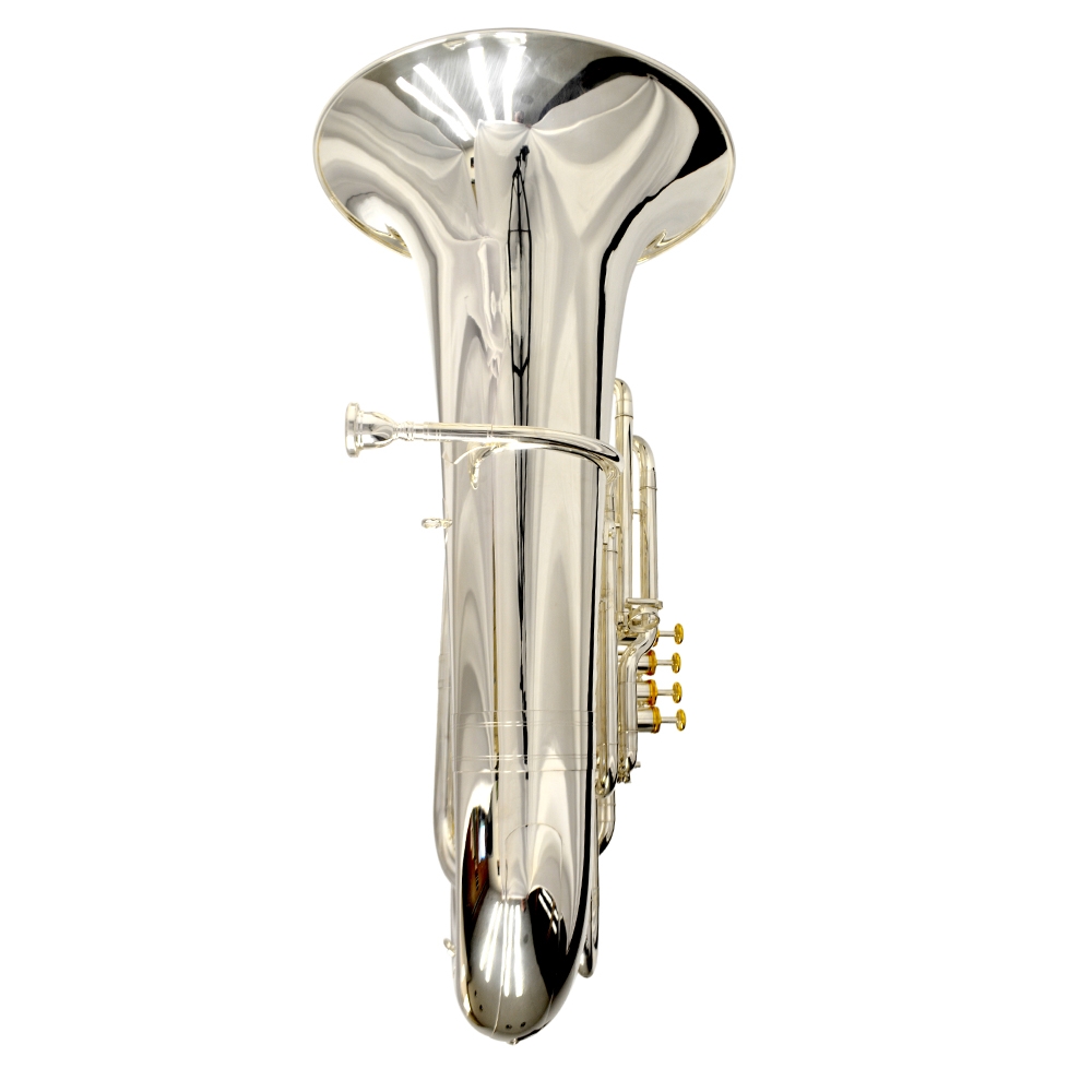 Schiller Elite CC Tuba Silver Plated & Gold - Jim Laabs Music Store