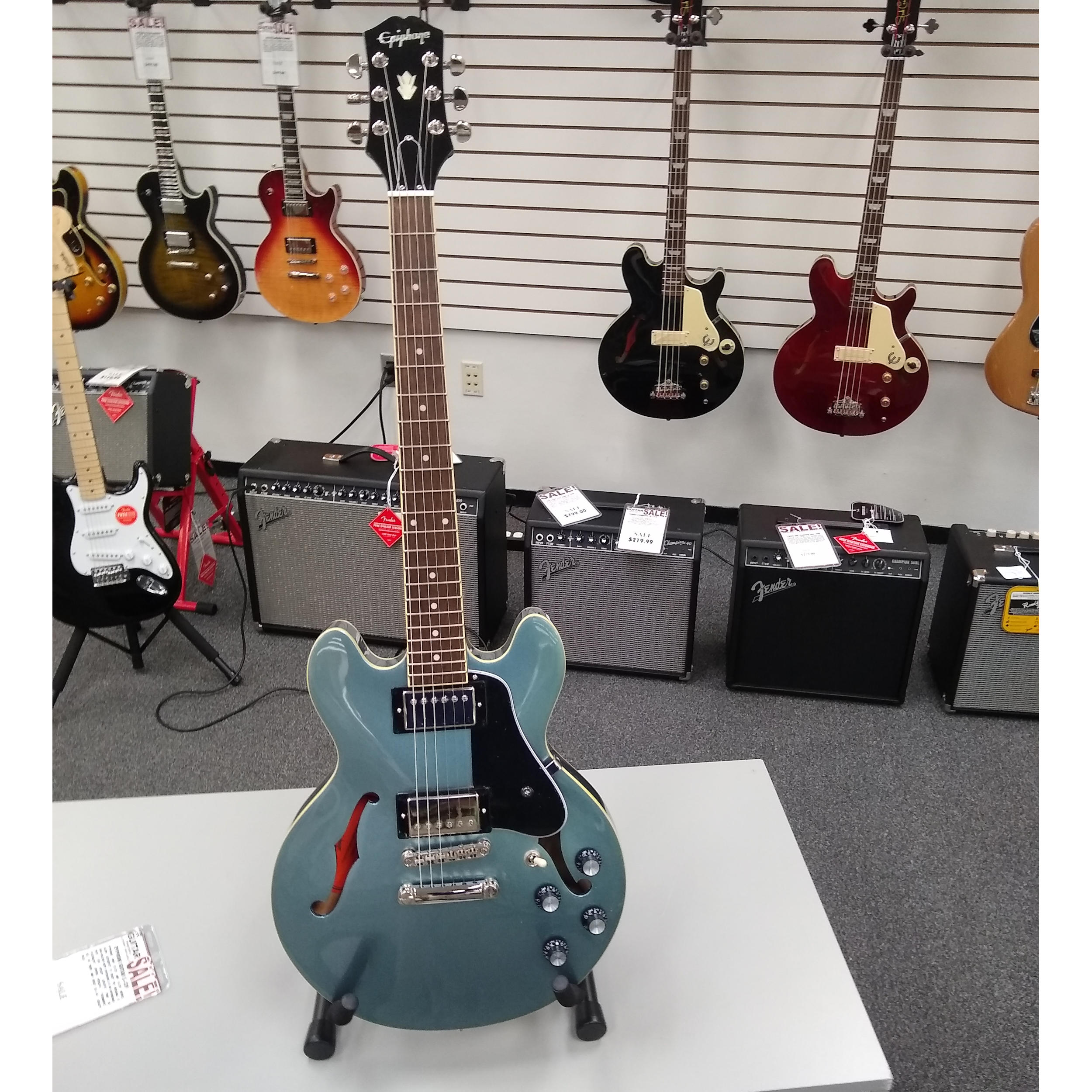 Epiphone ES-339 Semi-hollowbody - Pelham Blue - Jim Laabs Music Store