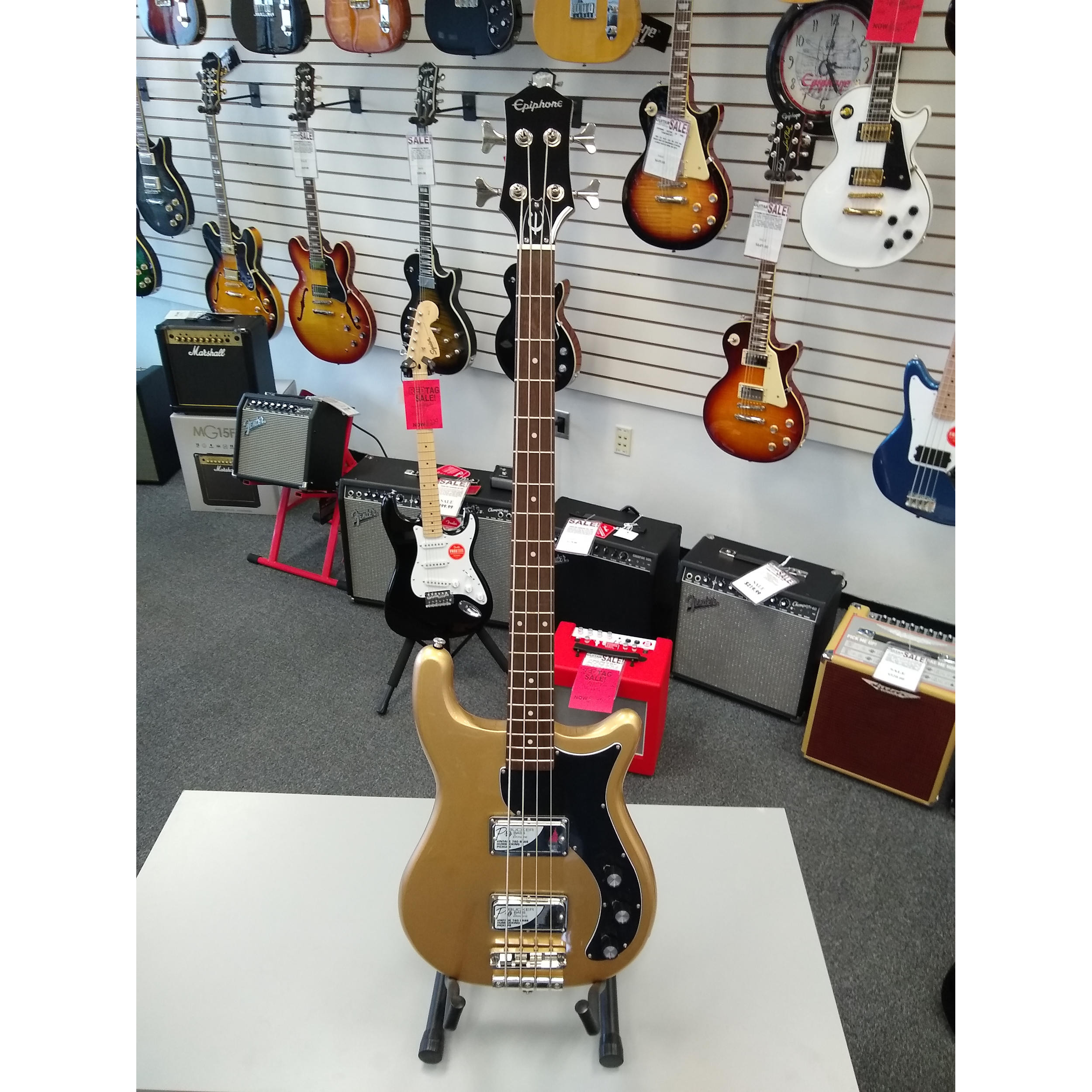 Epiphone Embassy Bass - Smoked Almond Metallic - Jim Laabs Music Store