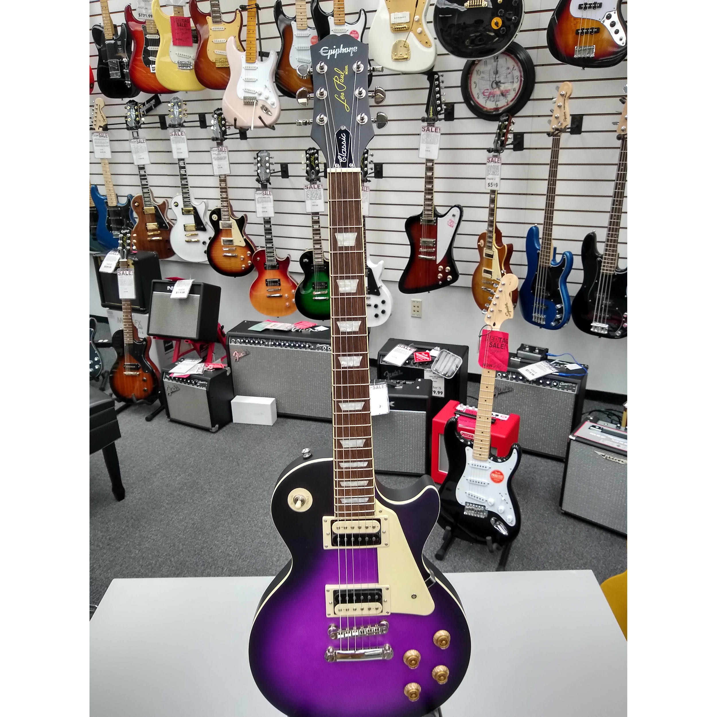 Epiphone Les Paul Classic Worn Purple - Jim Laabs Music Store
