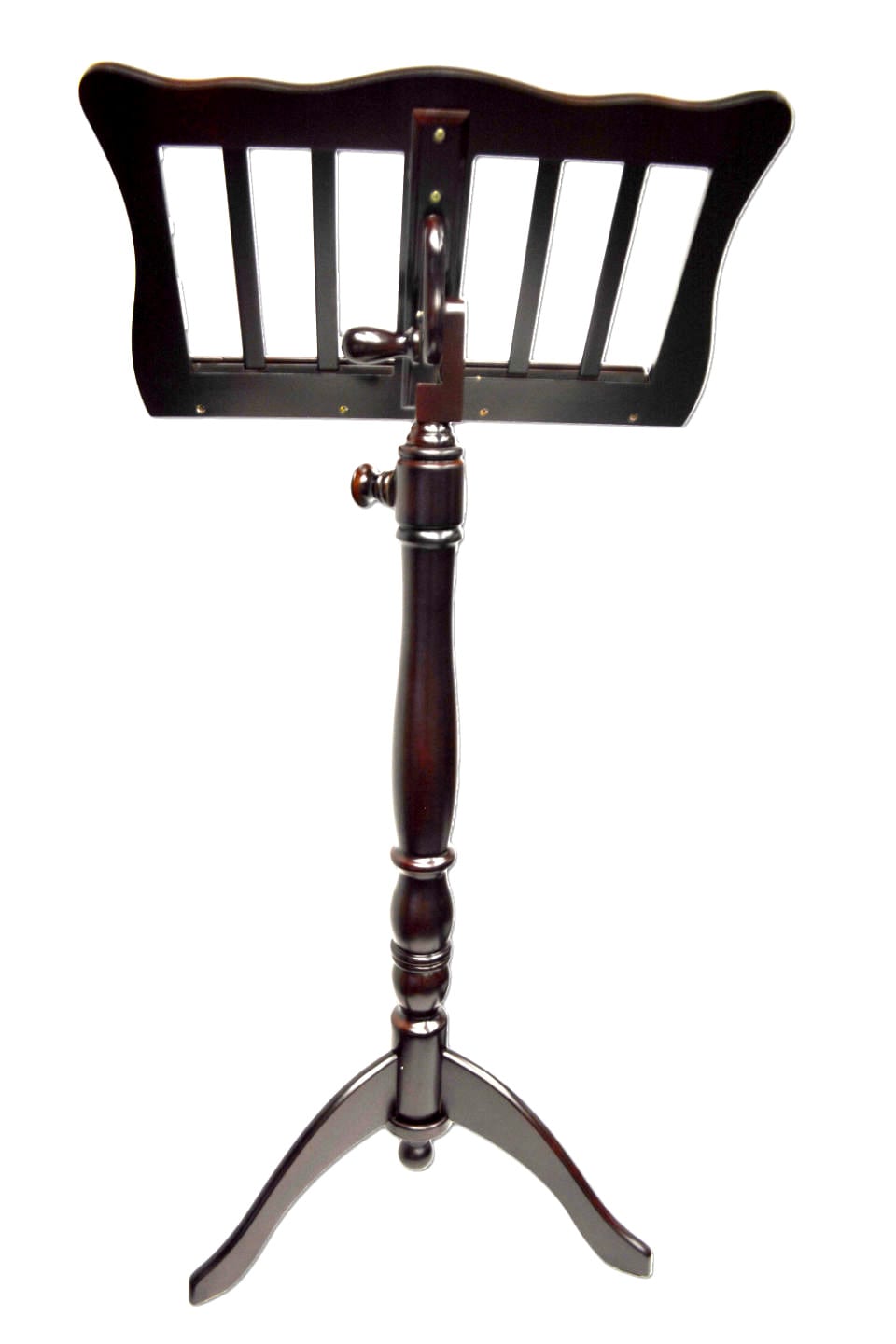 Frederick Music Stand - English Tutor Mahogany - Jim Laabs Music Store