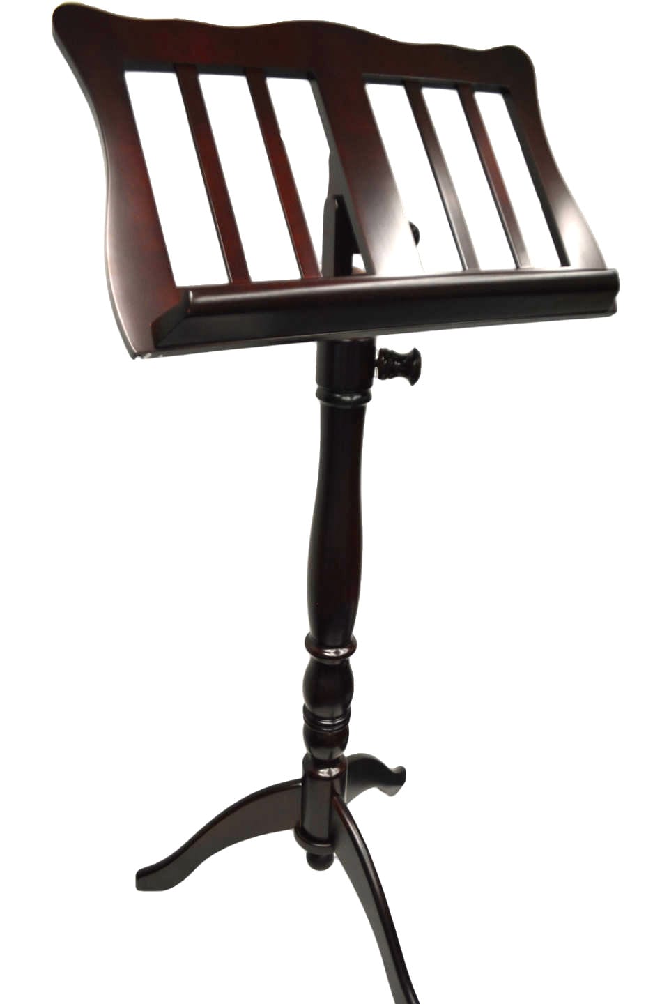 Frederick Music Stand - English Tutor Mahogany - Jim Laabs Music Store