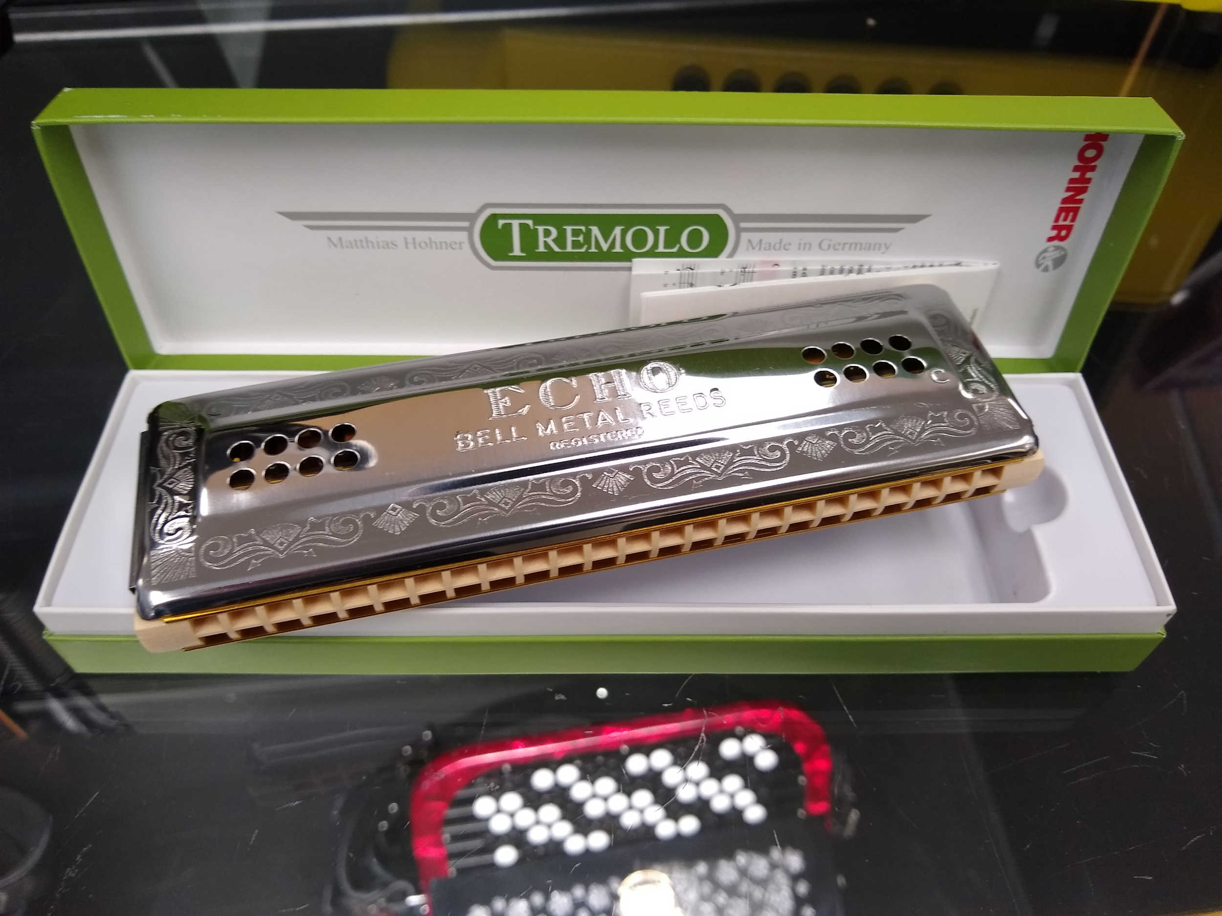 Hohner Echo Harp Double C/G 56-96 Harmonica - Jim Laabs Music Store