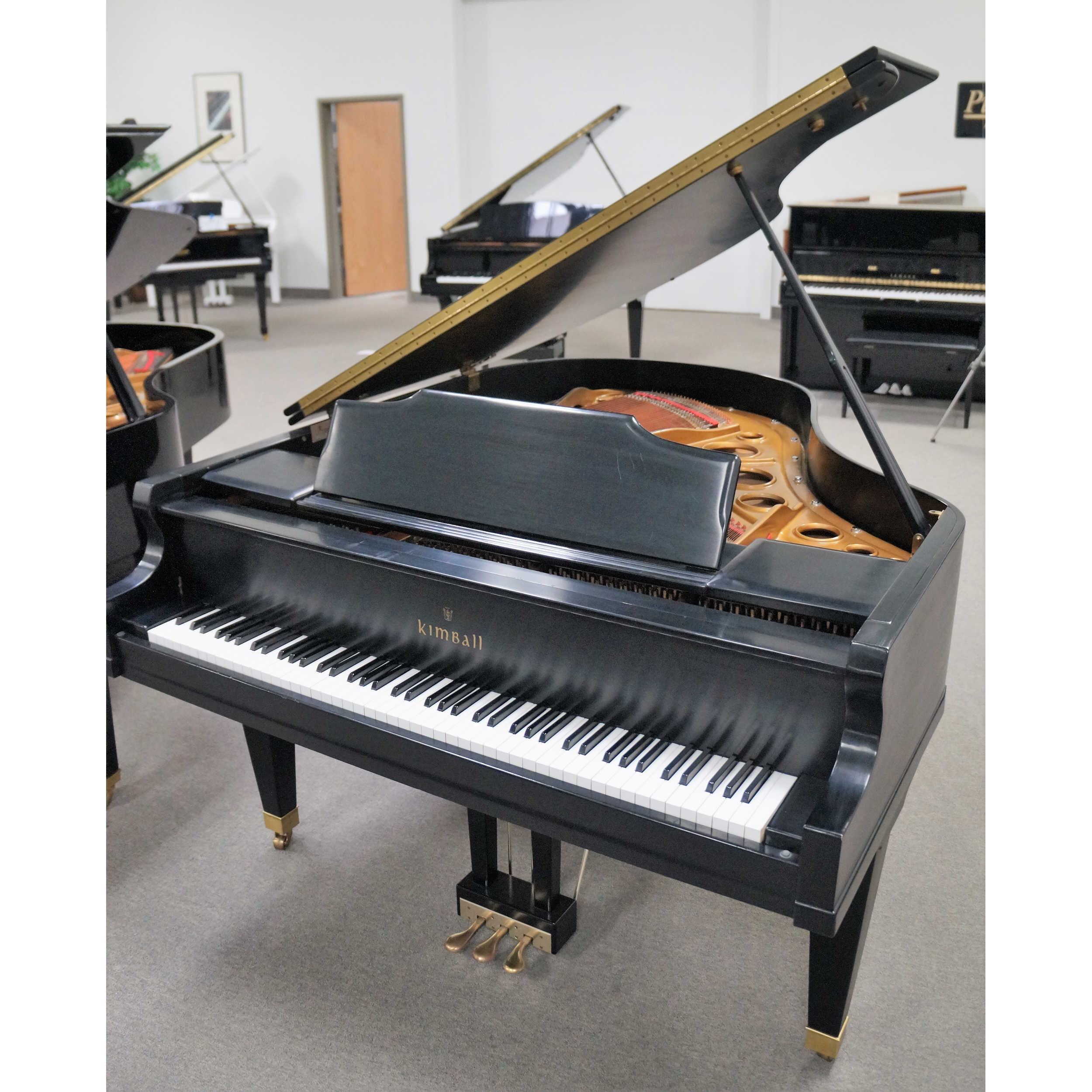 Kimball Grand Piano Ebony Satin - Jim Laabs Music Store