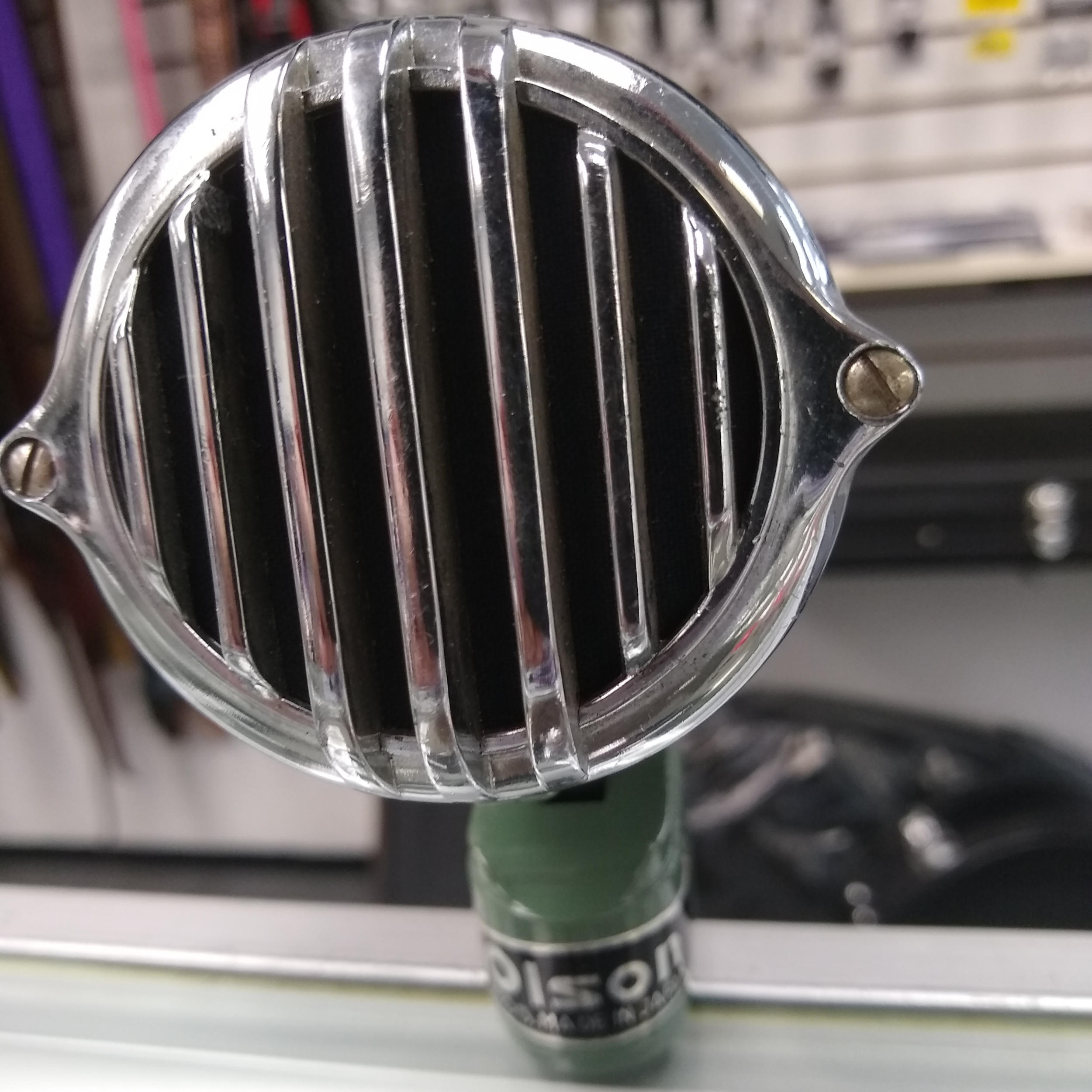 Olson Green Bullet Harmonica Microphone - Jim Laabs Music Store