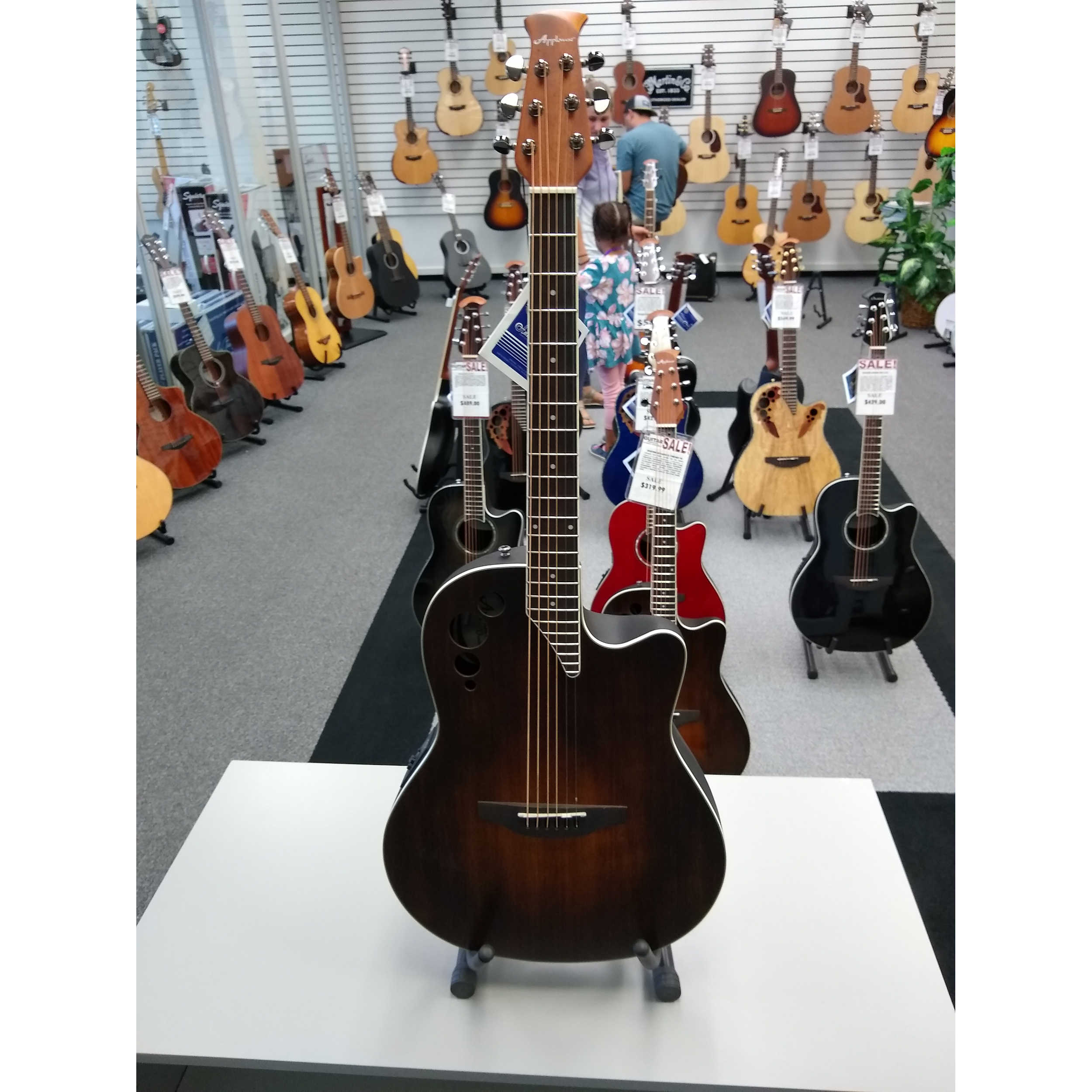 Ovation Applause Elite AE44II Acoustic - Electric Guitar - Vintage ...