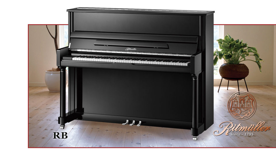 Ritmuller RB Traditional Studio Upright Piano - Jim Laabs Music Store