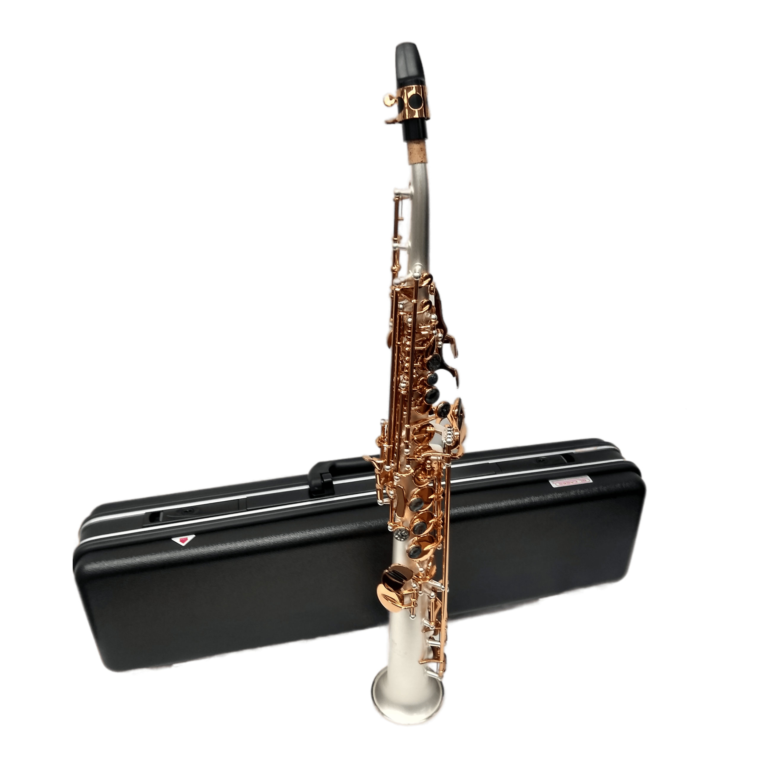 Schiller Elite V Soprano Saxophone Blasted Silver Plated/Gold Keys ...