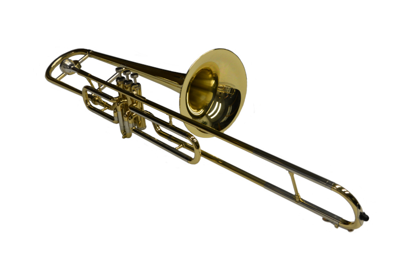 Schiller American Heritage Bb Valve Trombone - Gold - Jim Laabs Music Store