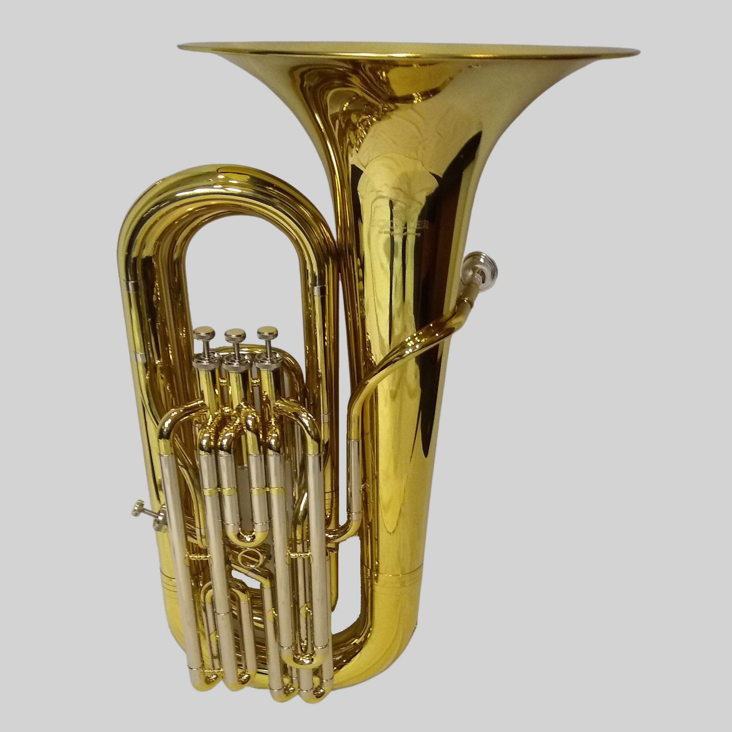 Schiller American Heritage 4 Valve Piston Sidekick BBb Tuba - Gold ...