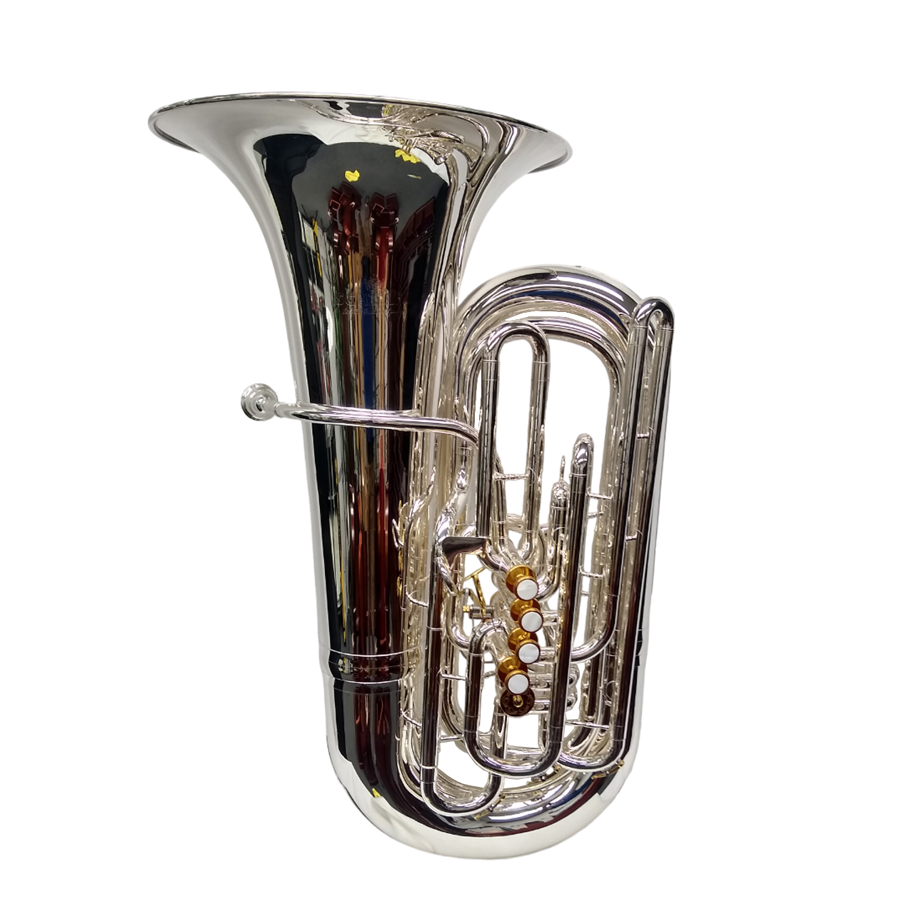 Schiller Studio Elite CC Compensating 5 Valve Tuba Silver Plated - Jim ...