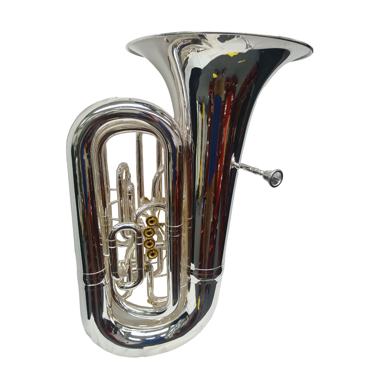 Schiller Studio Elite CC Compensating 5 Valve Tuba Silver Plated - Jim ...