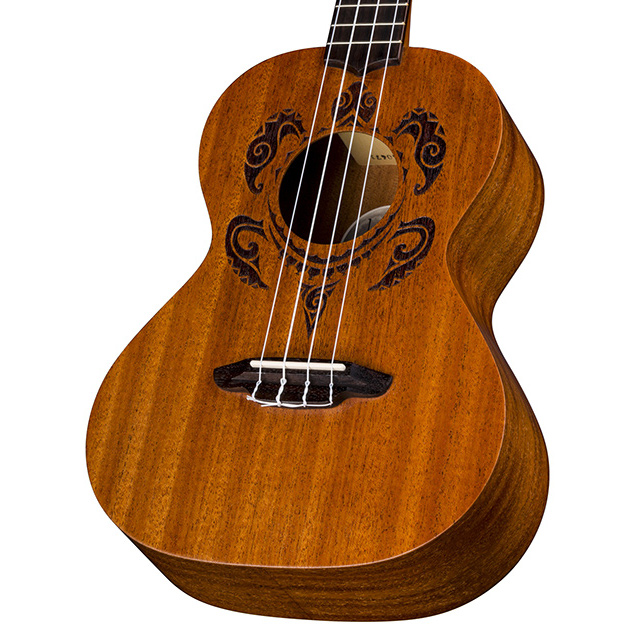 Luna Uke HONU Tribal Turtle Tenor w/Gigbag - Jim Laabs Music Store