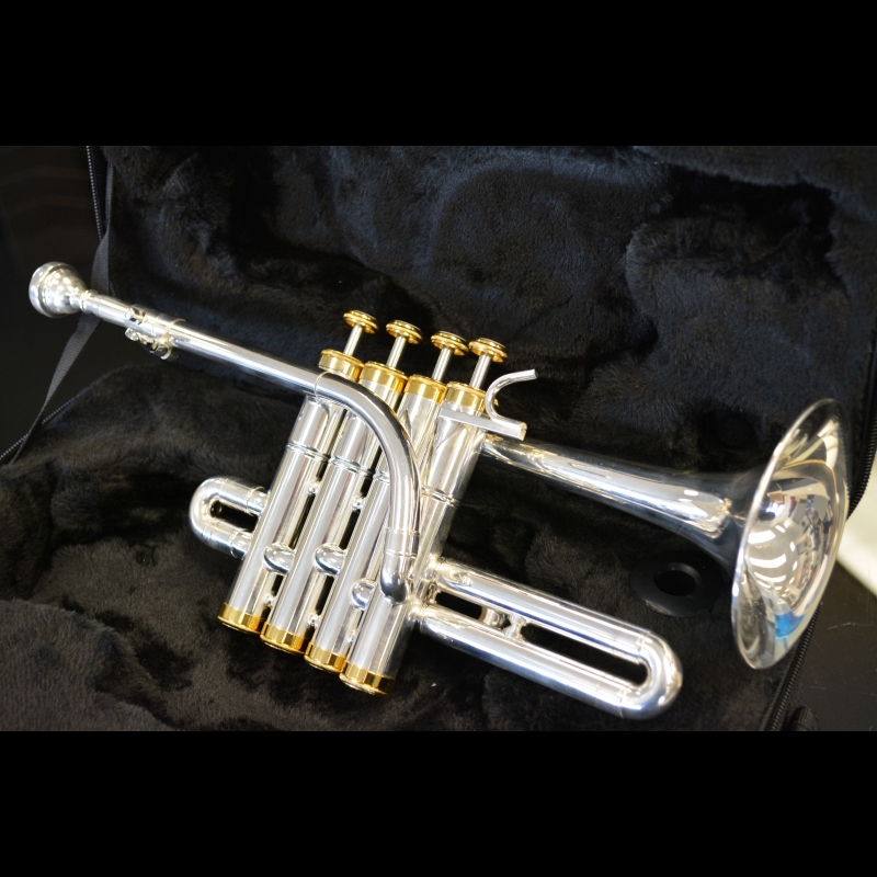 Schiller Model IV Piccolo Trumpet Silver Plated/Gold - Jim Laabs Music ...