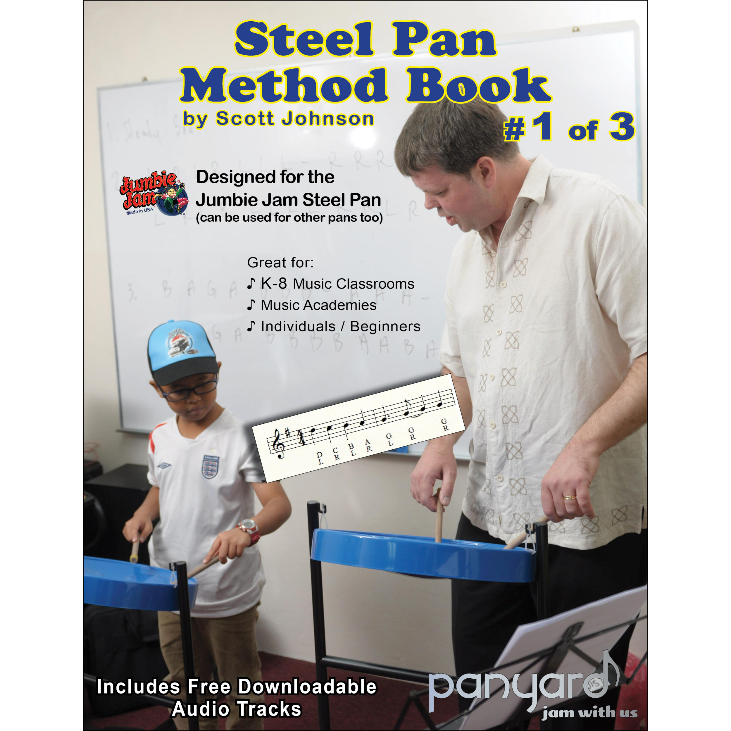 Panyard Jumbie Jam Steel Pan Method Book 1 of 3 - Jim Laabs Music Store