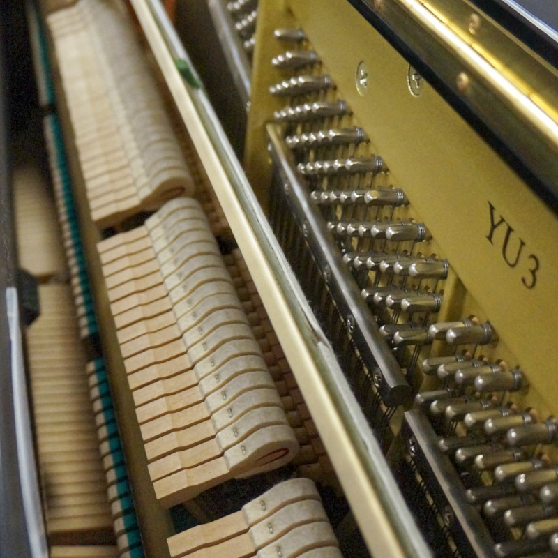 Yamaha YU3 Upright Piano Ebony Polish - Jim Laabs Music Store