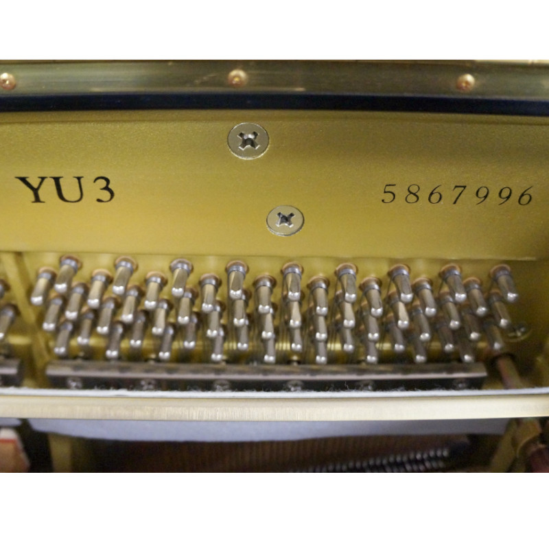 Yamaha YU3 Upright Piano Ebony Polish - Jim Laabs Music Store