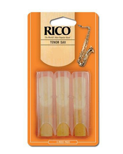 Rico Tenor Saxophone Reeds (3 Pack) - Jim Laabs Music Store