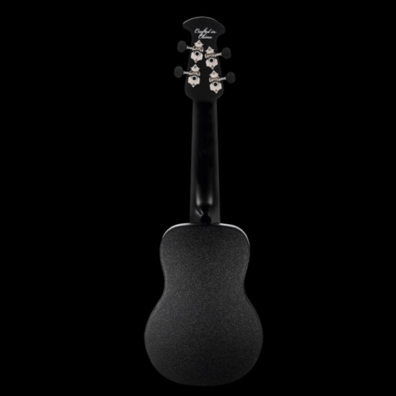 Ovation Americana Collection Soprano Ukulele Mid Depth Black Satin ...