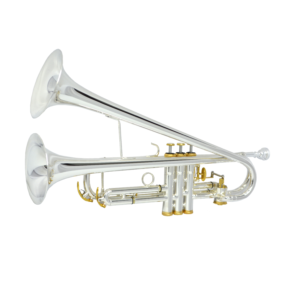 Schiller Bandleader Trumpet - Silver & Gold Plated - Jim Laabs Music Store