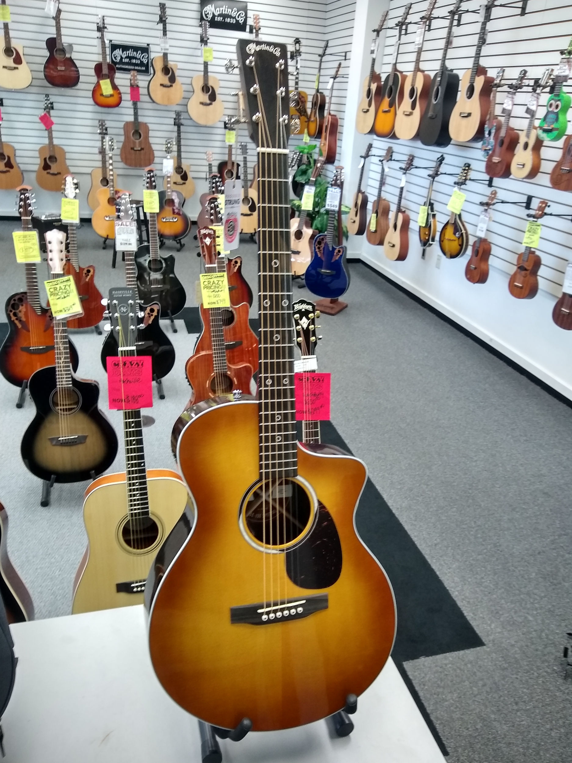 Martin SC13 Specialburst W/Zircote Back - Jim Laabs Music Store