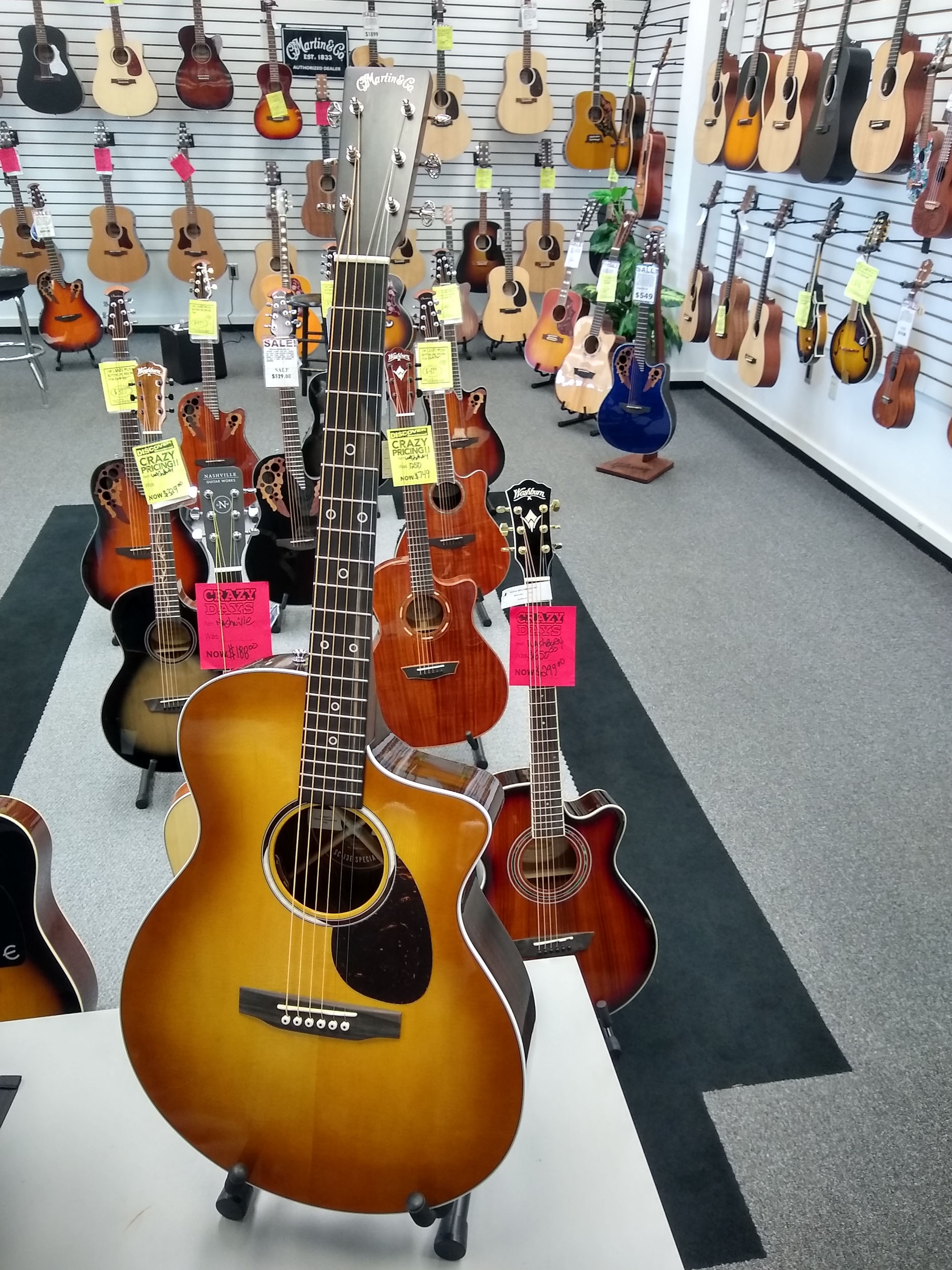 Martin SC13 Specialburst W/Zircote Back - Jim Laabs Music Store