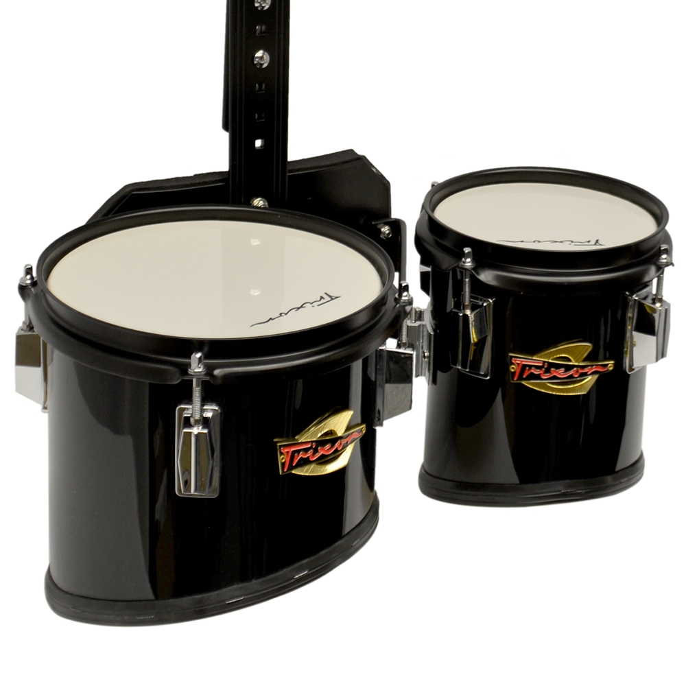 Trixon Junior Marching Toms - Set of 2 - Black - Jim Laabs Music Store