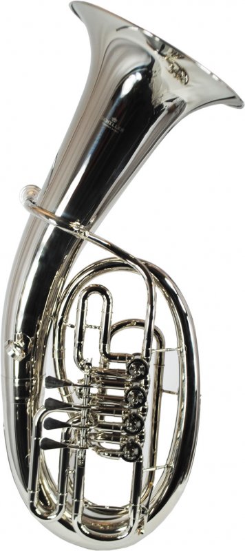 Schiller Elite 4 Valve Rotary Euphonium - Silver - Jim Laabs Music Store