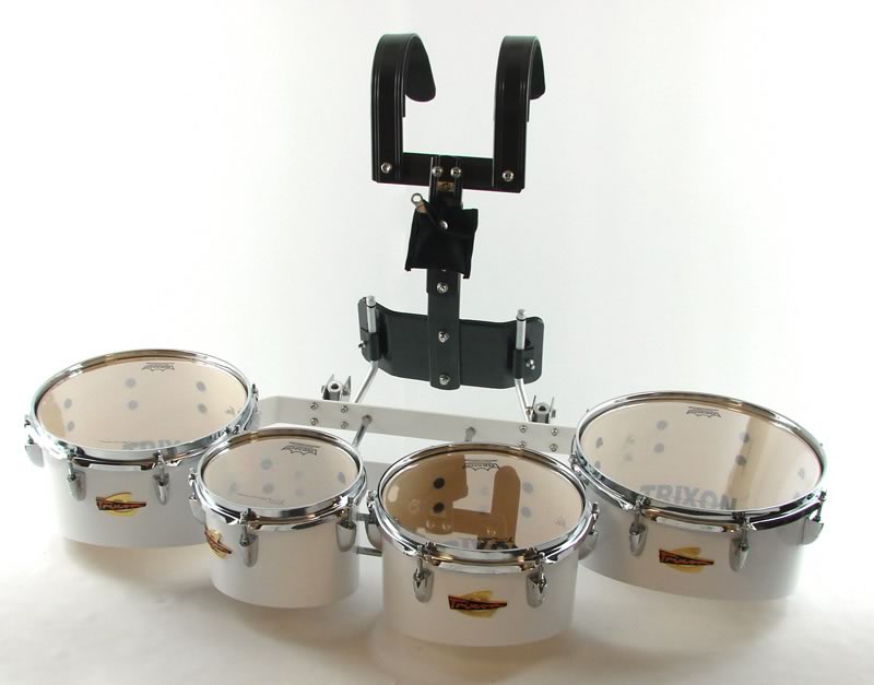 Trixon Pro Marching Toms set of 4 white - Jim Laabs Music Store