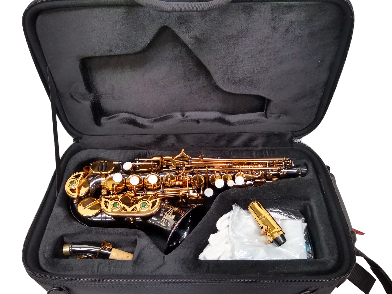 Schiller American Heritage 400 Curved Soprano Saxophone – Black & Gold ...