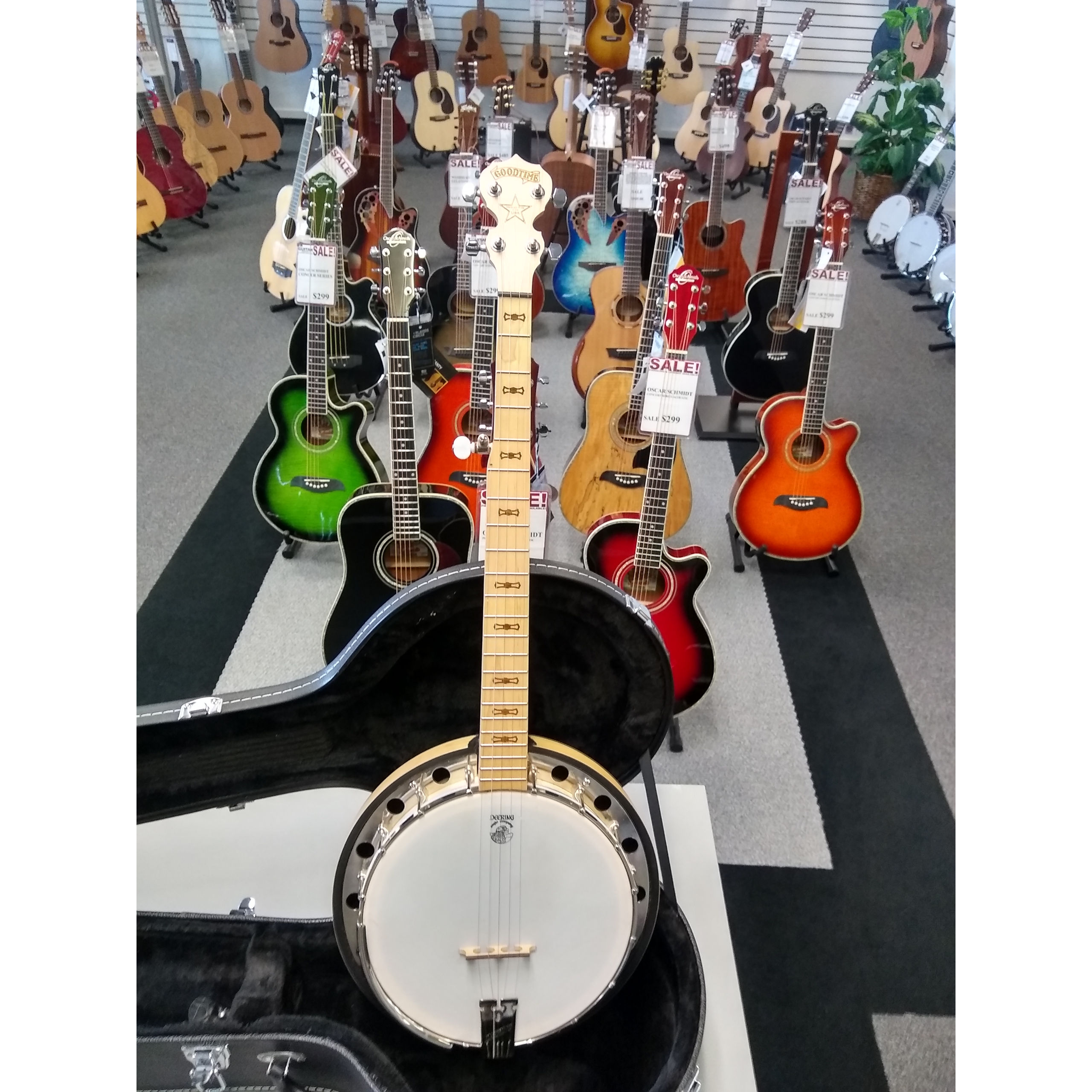 Deering Goodtime 5 String Banjo (Used) - Jim Laabs Music Store