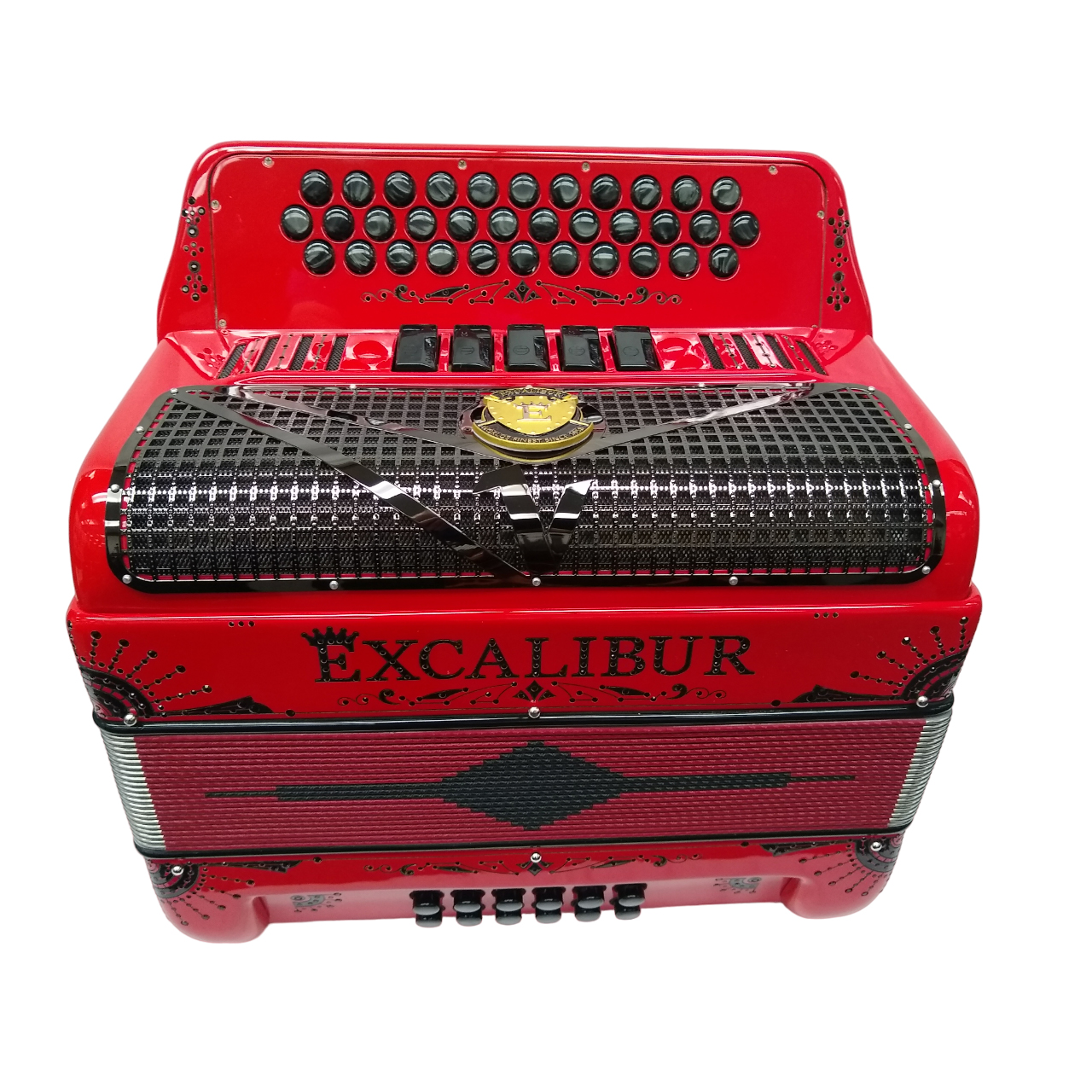 Excalibur Crown Series 5 Switch Ferrari Red With Black Nickel - Jim ...