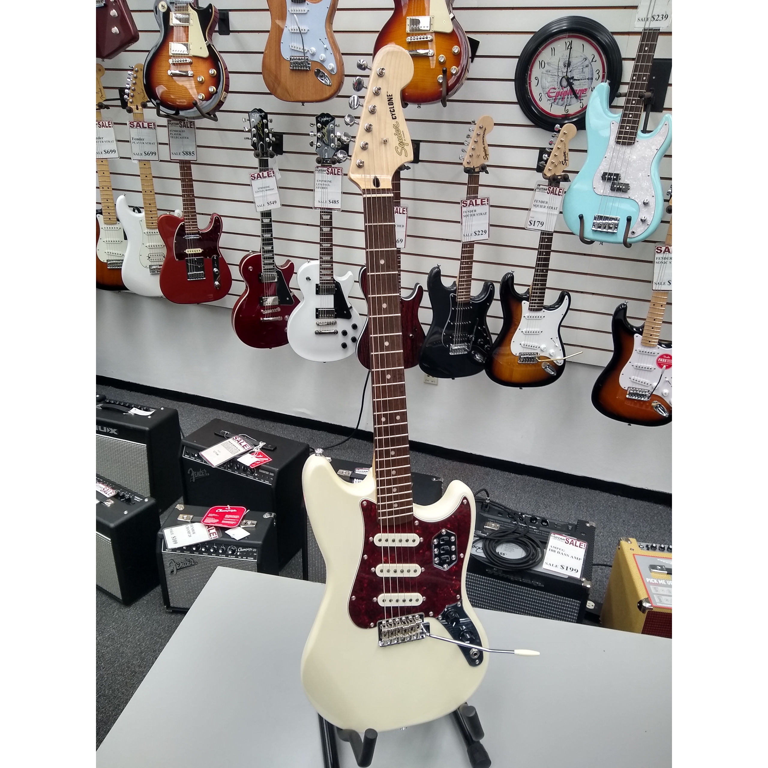 Fender Squier Paranormal Cyclone Guitar - Used Floor Model - Jim Laabs ...