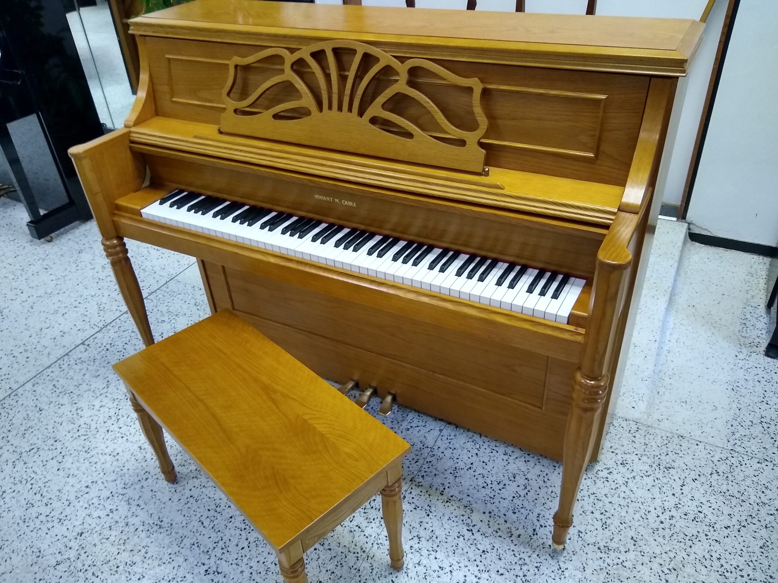 Hobart M.Cable Upright Piano - Jim Laabs Music Store