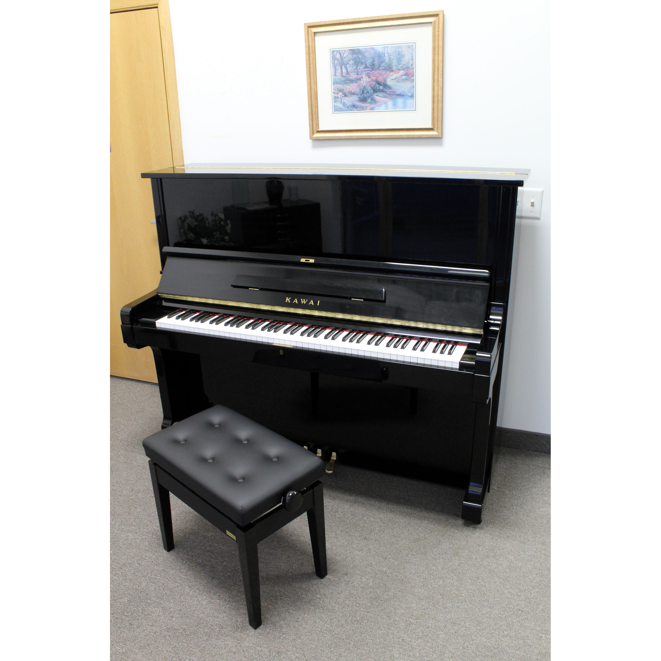Kawai Professional Upright Piano 52" Black Polish - Jim Laabs Music Store