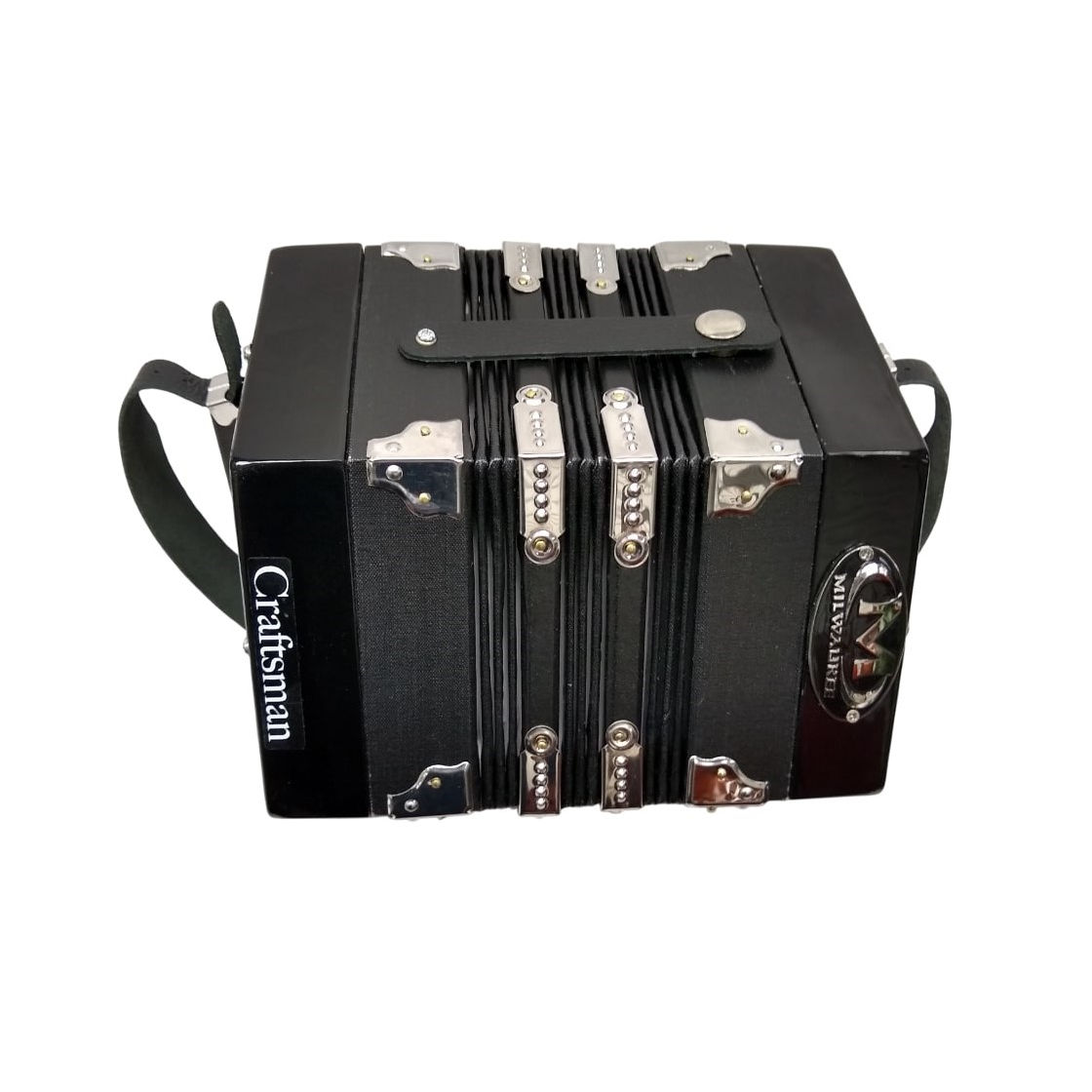 Milwaukee Craftsman 20 Key Anglo Concertina Black Polish - Jim Laabs ...