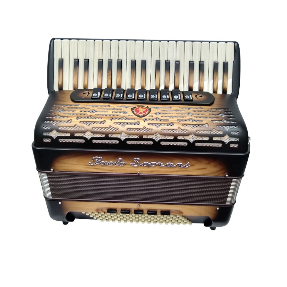 Paolo Soprani The Italian Accordion Olive Finish - Jim Laabs Music Store