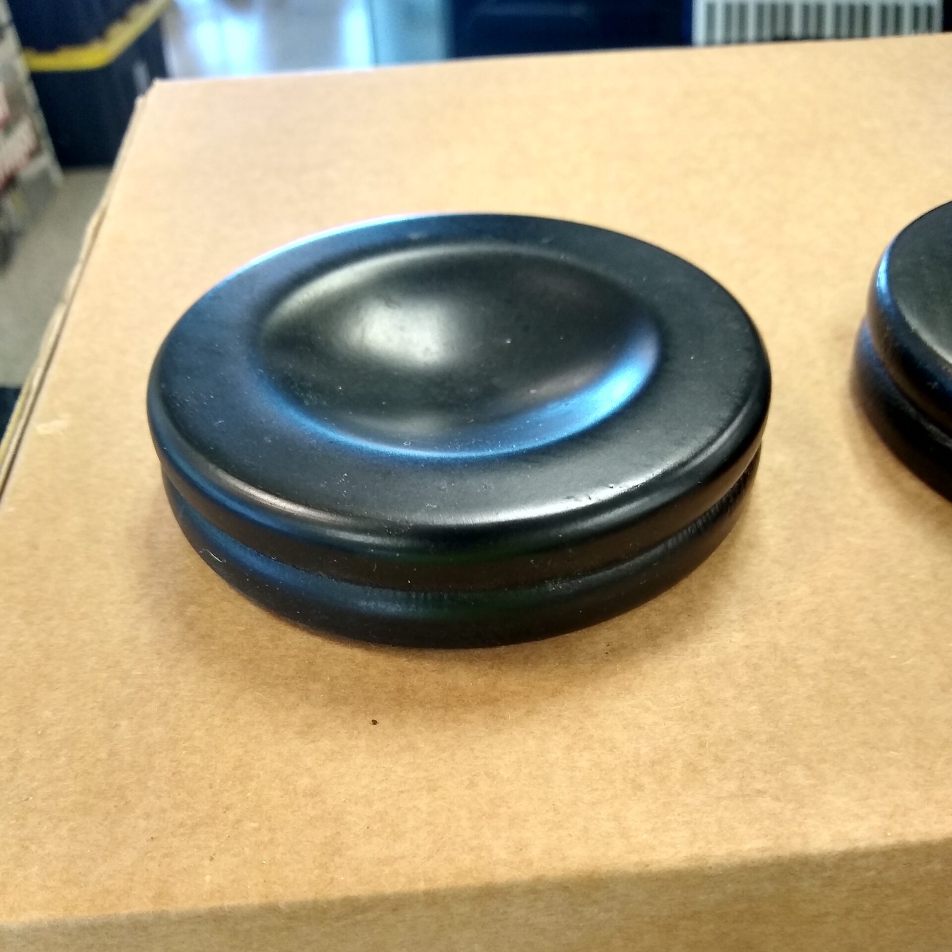 Piano Coasters - Black Semi Satin Hardwood / Each - Jim Laabs Music Store